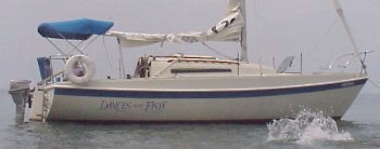 A Bimini on the Tanzer 26